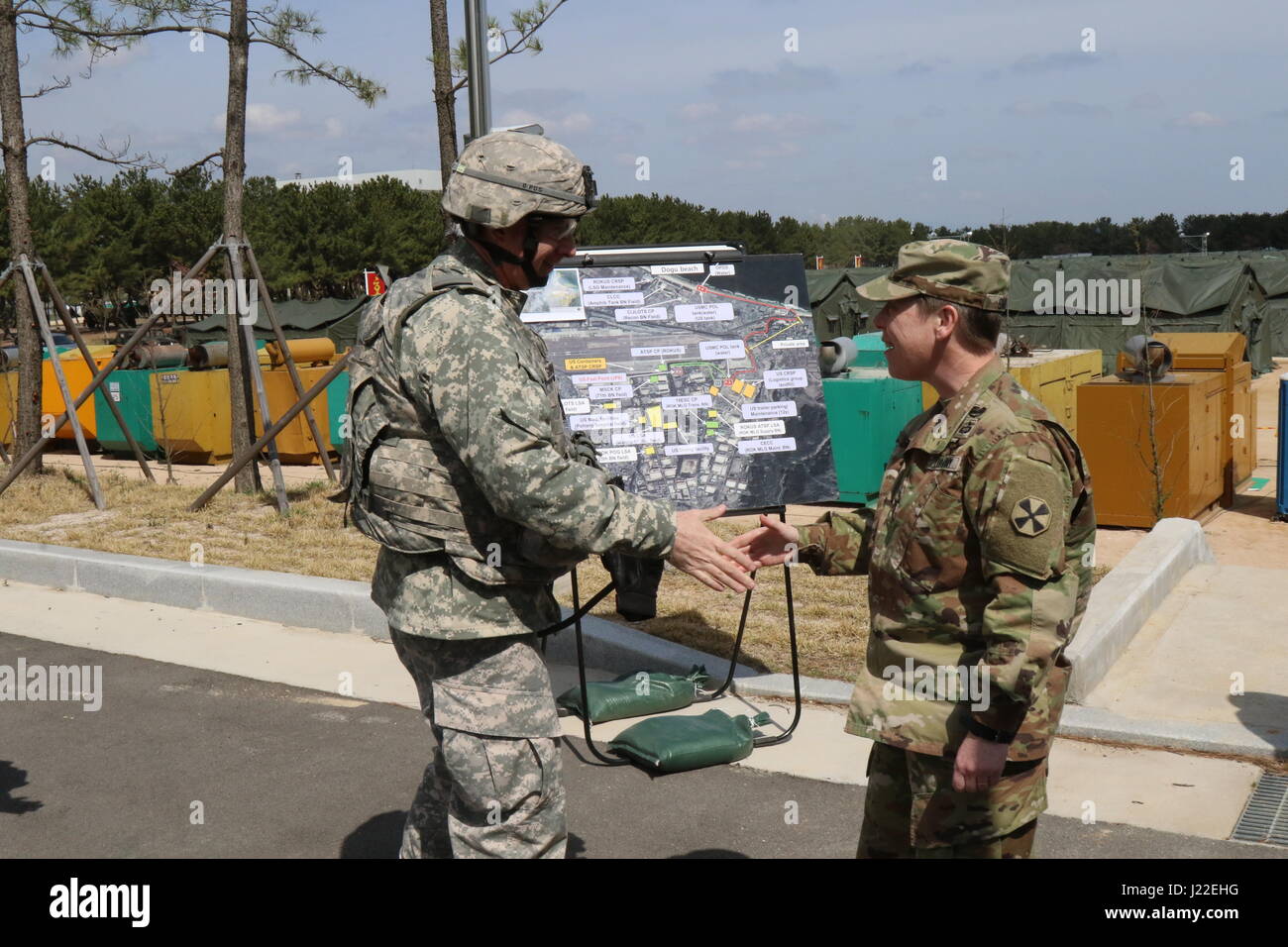 To conduct a battlefield circulation hi-res stock photography and ...