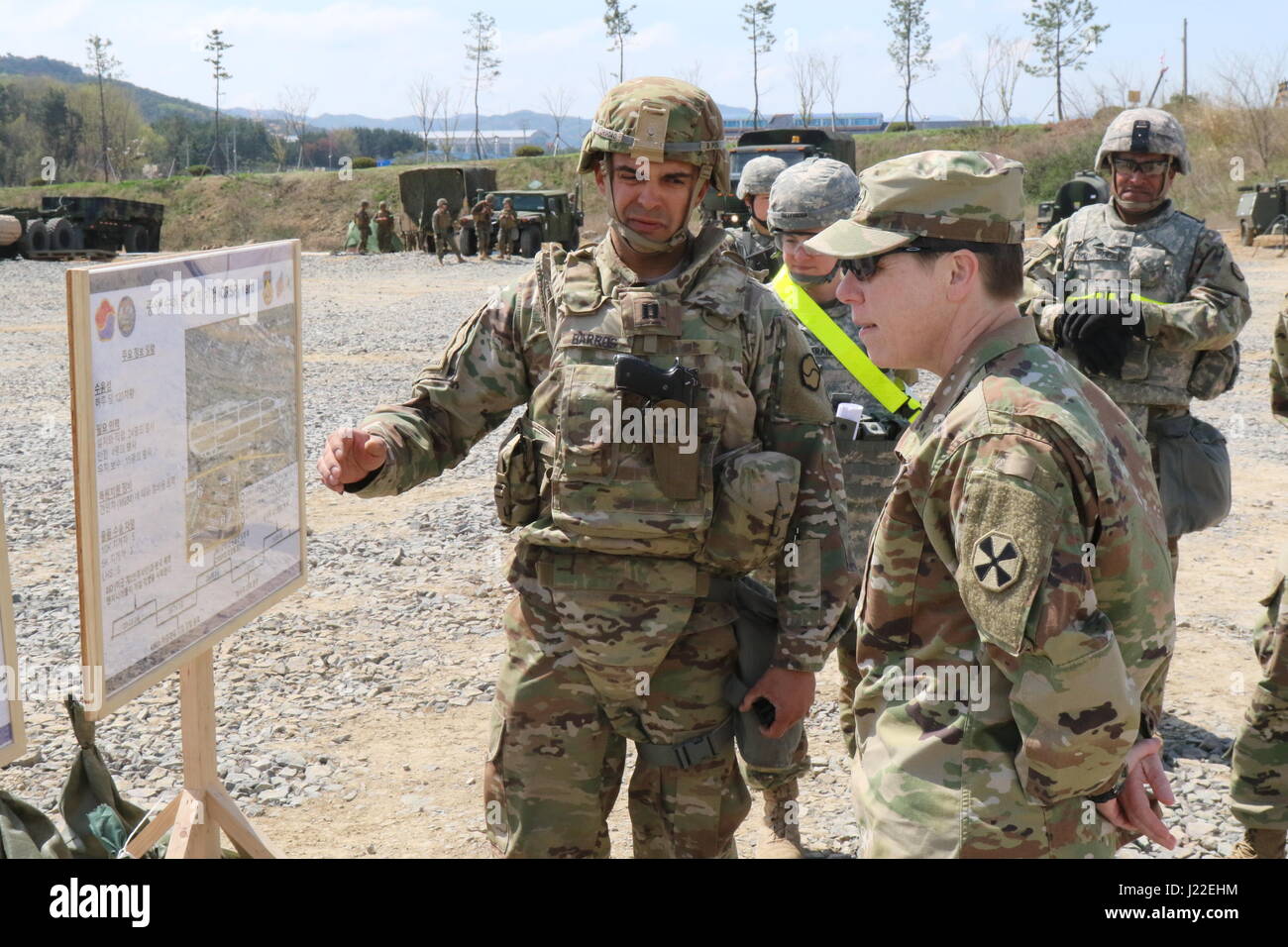 Eighth Army leadership conducts battlefield circulation and visits ...