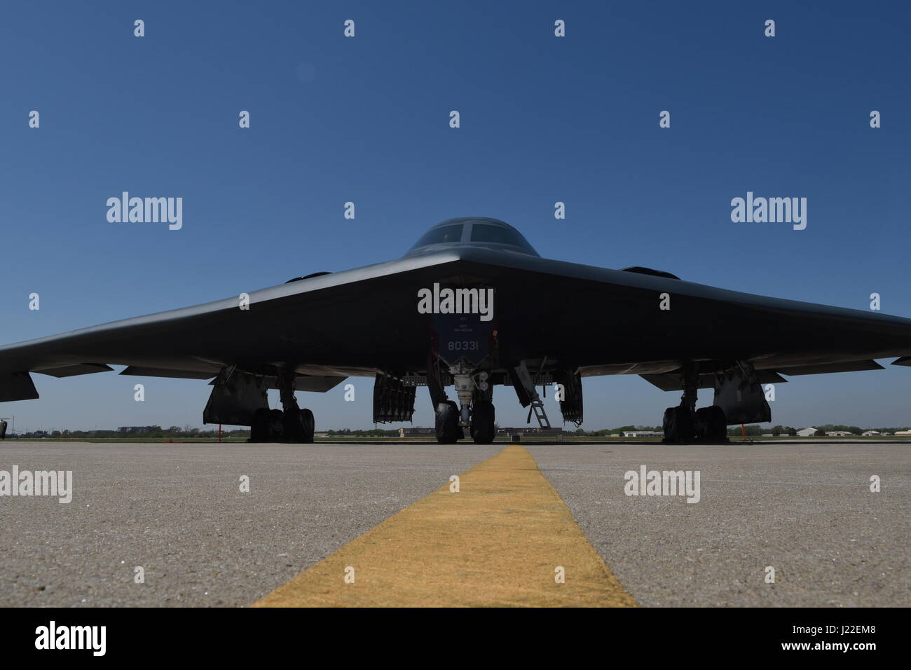 B-2A, serial #88-0331, 'Spirit of South Carolina' of the 509th Bomb ...
