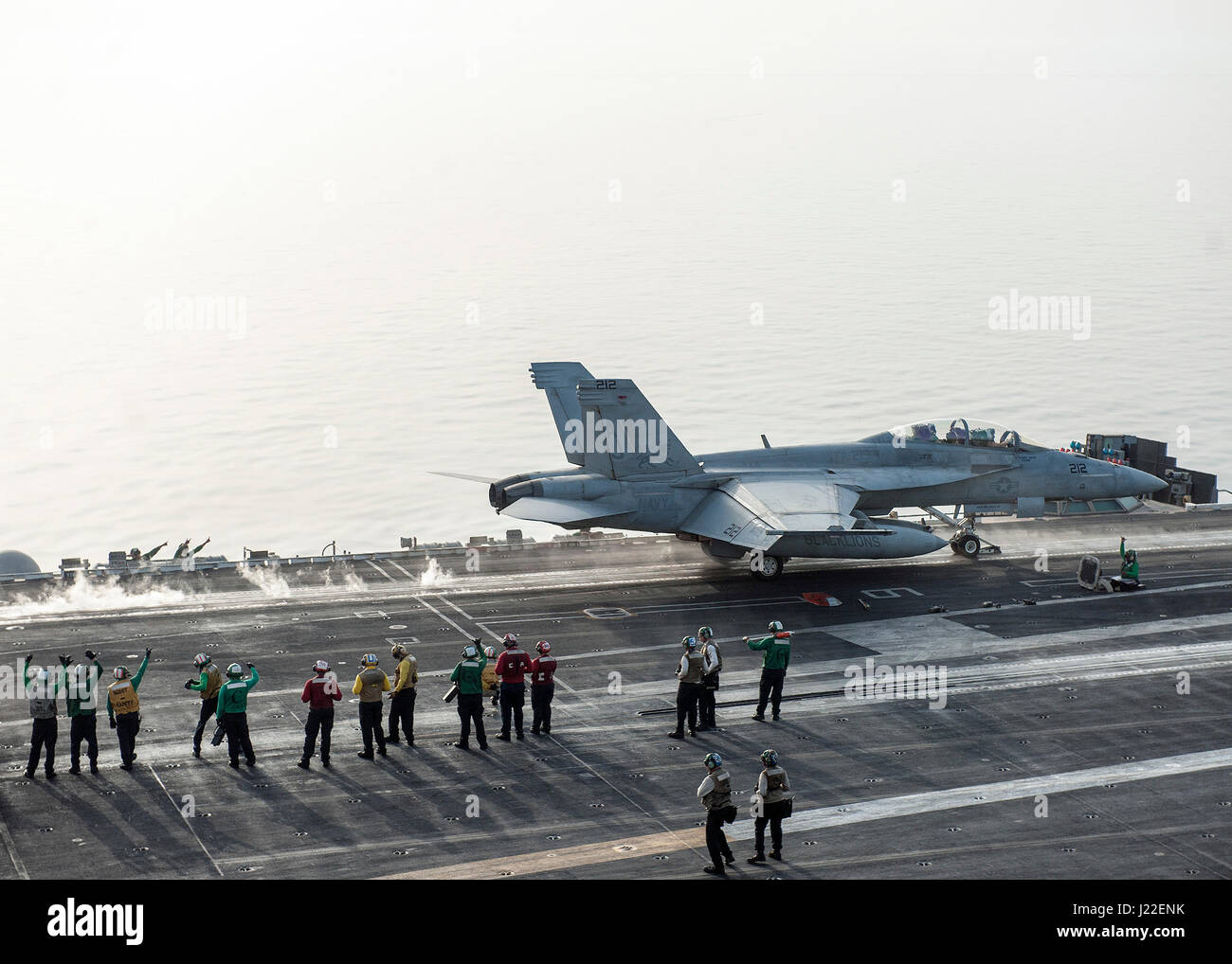 170411-N-JC445-124 ARABIAN GULF (April 11, 2017) An F/A-18F Super ...