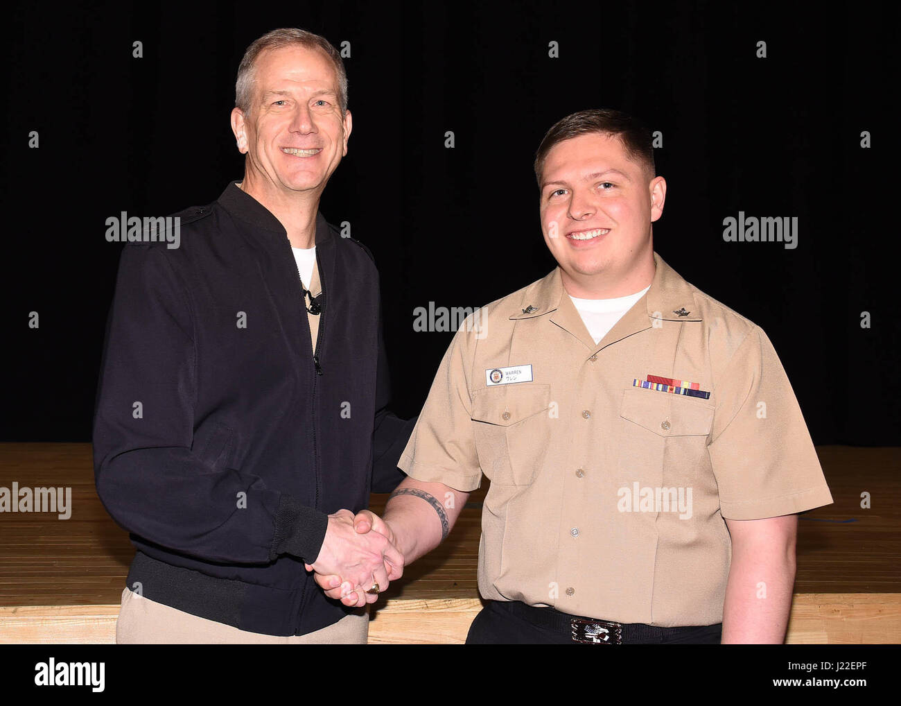 YOKOSUKA, Japan (Apr. 11, 2017) – Commander, Navy Medicine West, Rear ...