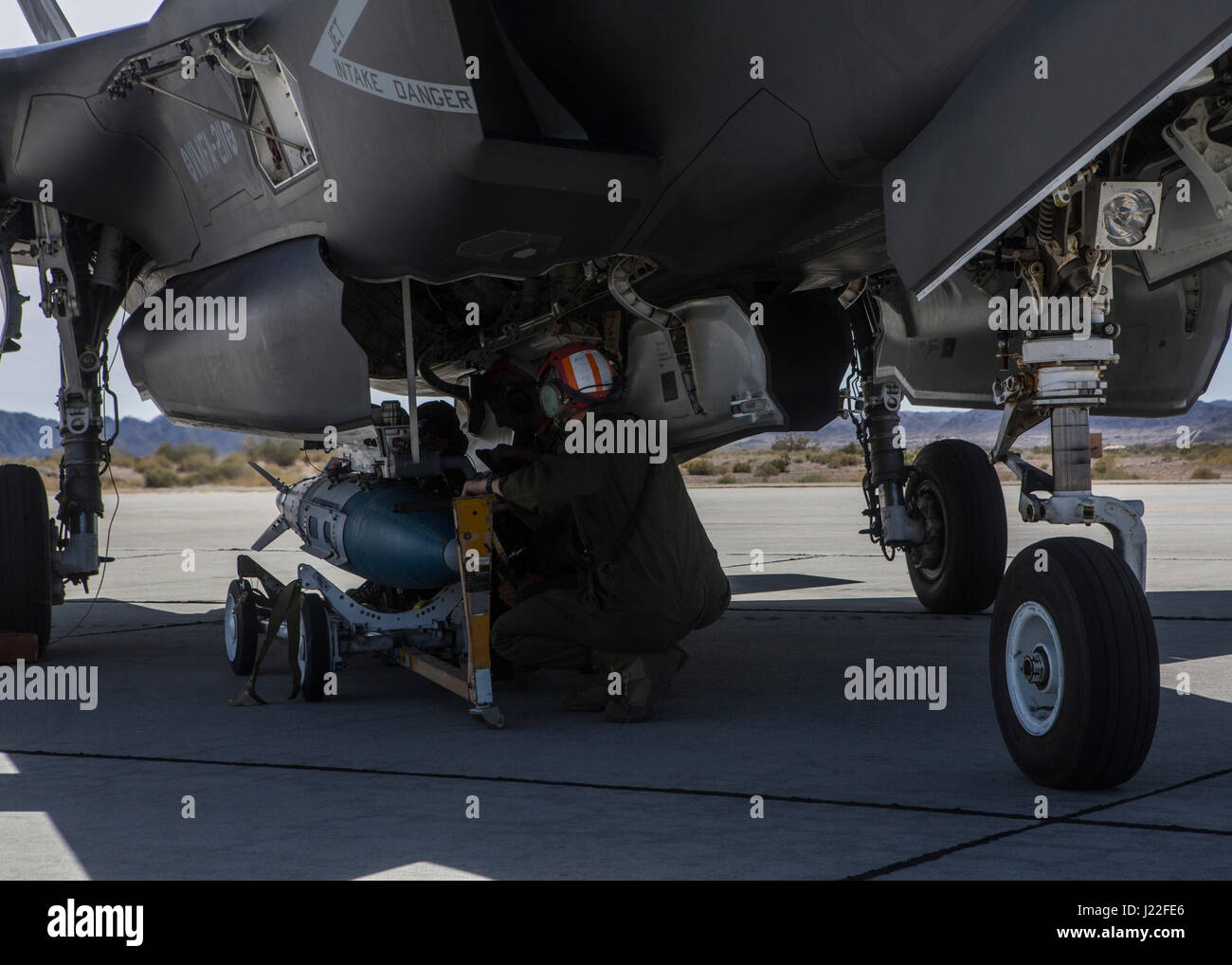 U.S. Marines with Marine Fighter Attack Squadron (VMFA) 211, conduct a ...