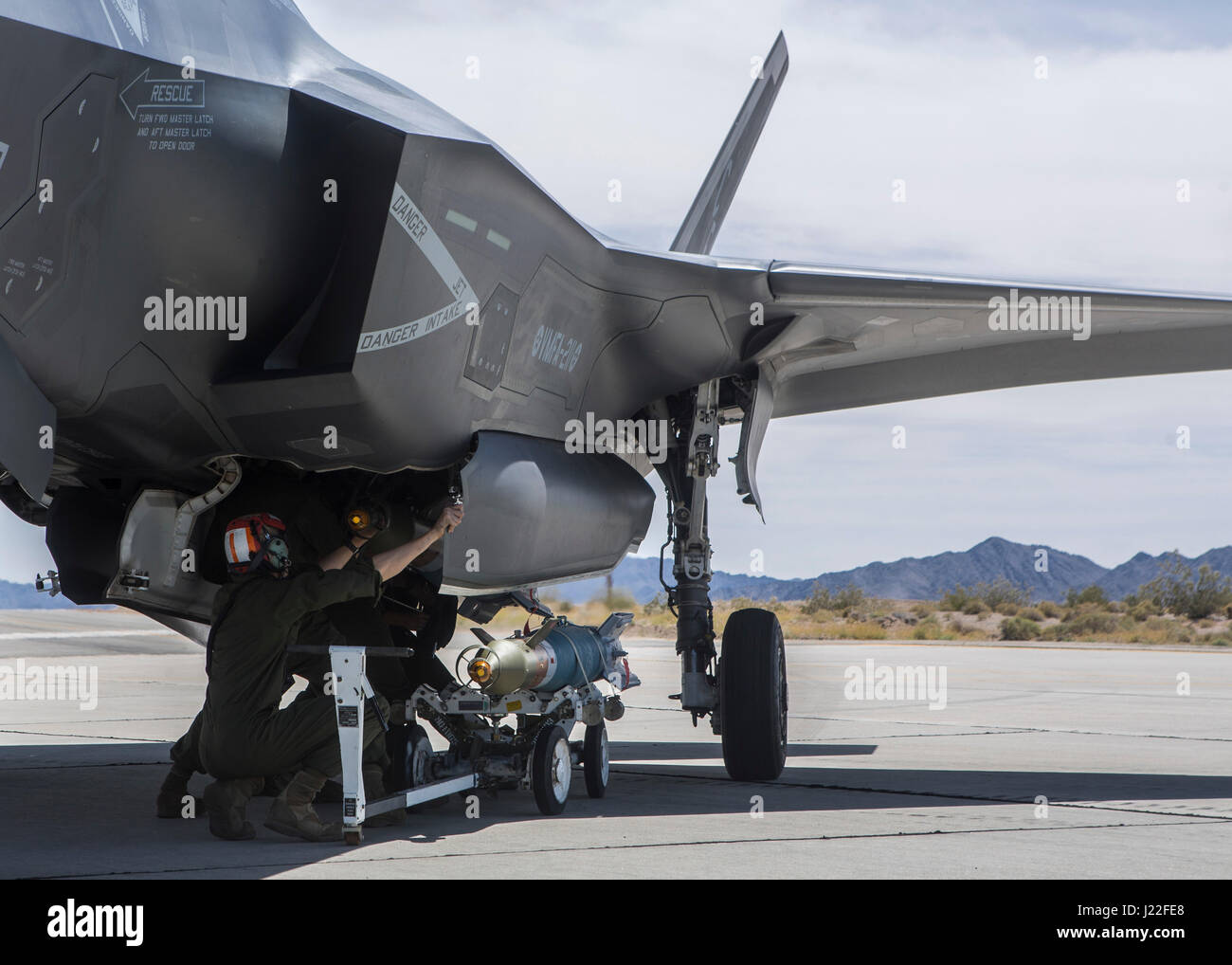 U.S. Marines with Marine Fighter Attack Squadron (VMFA) 211, conduct a ...