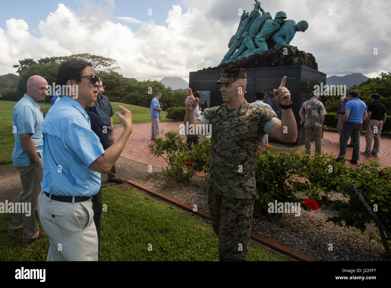 Lt. Col. Brian Cohn, the operations officer for Marine Corps Base ...