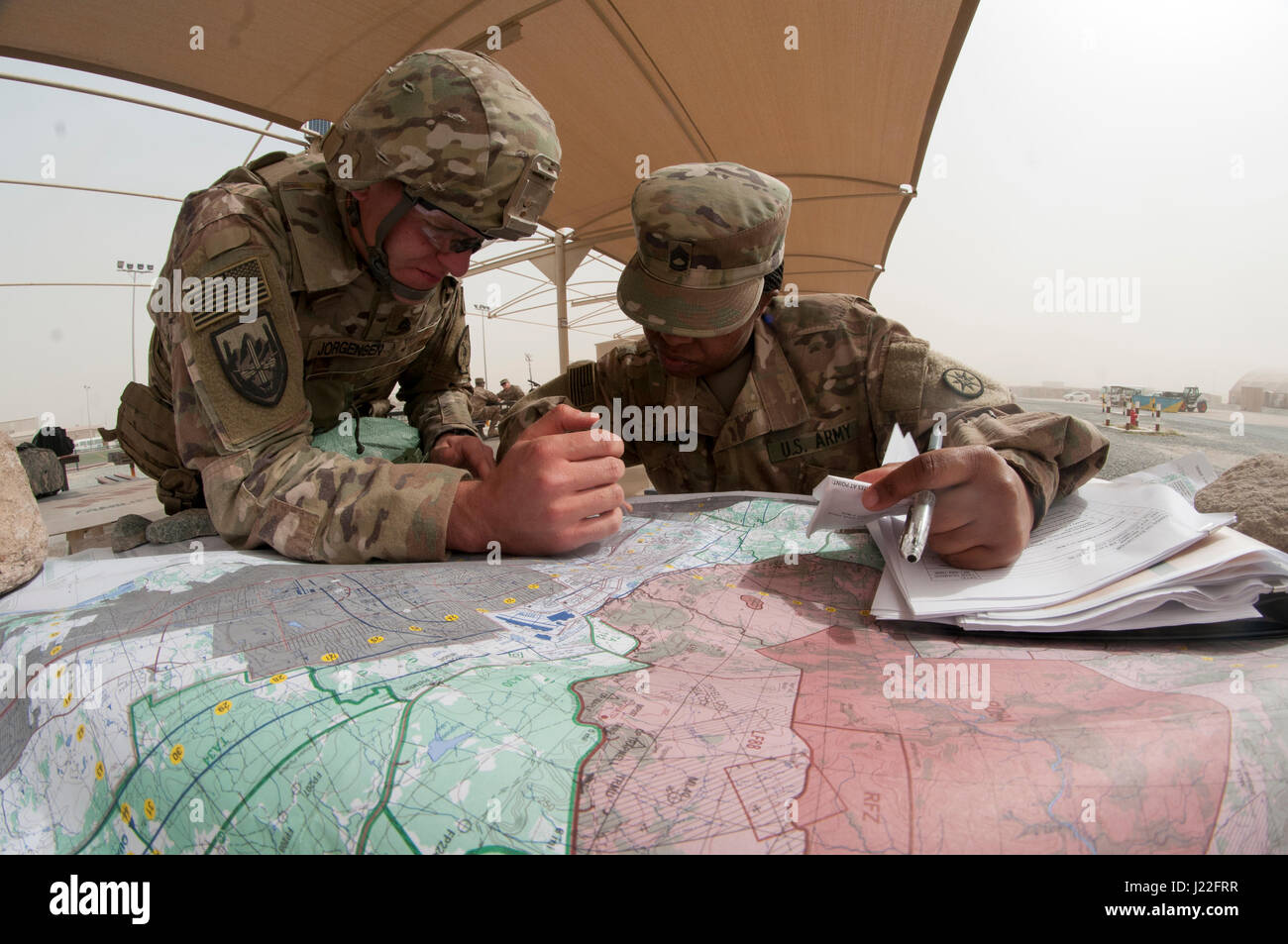Sgt. Damien Jorgenson, a Soldier with the 485th Military Police Company ...