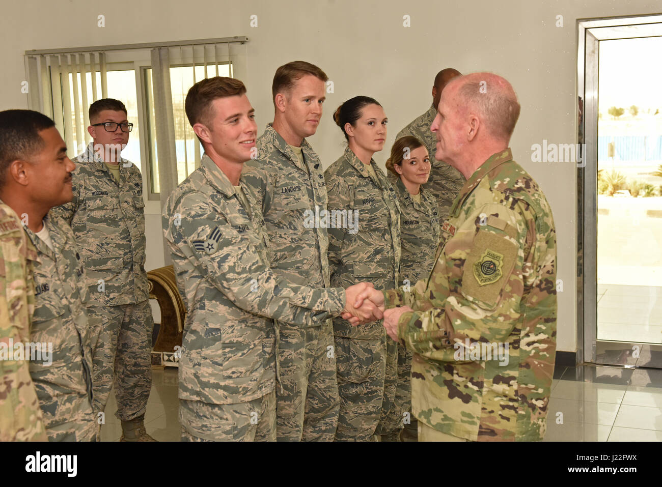 Vice Chief of Staff of the Air Force Gen. Stephen Wilson recognizes ...