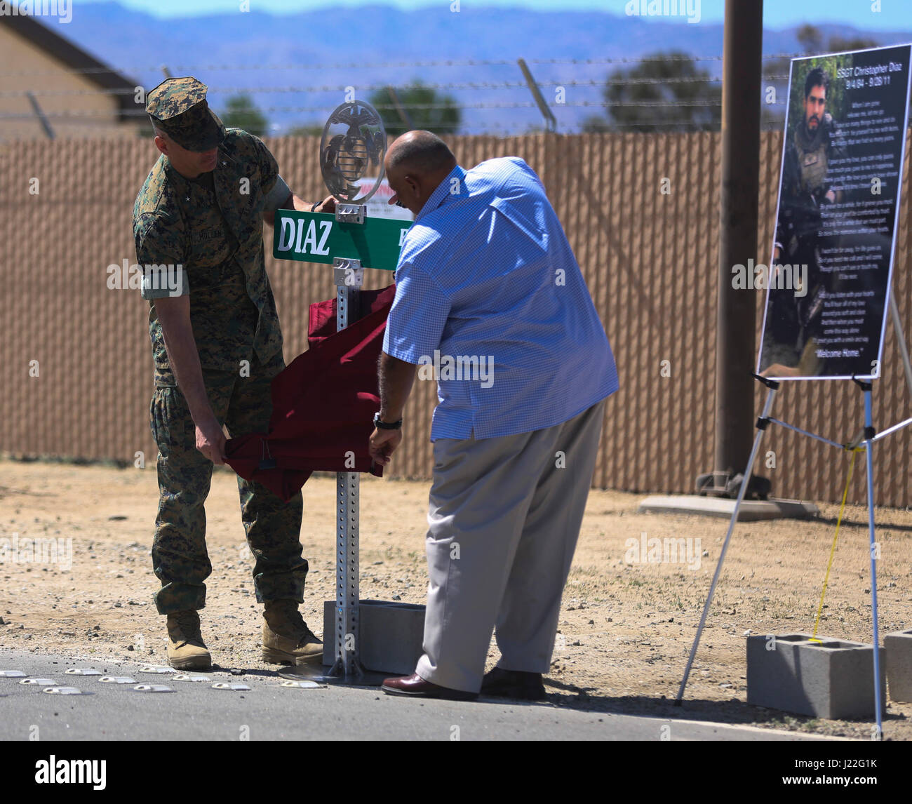 Combat Center Commanding General, Brig. Gen. William F. Mullen III and ...