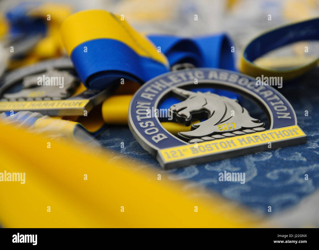 Medals for Camp Arifjan’s first Boston Marathon Shadow Run lay in wait ...