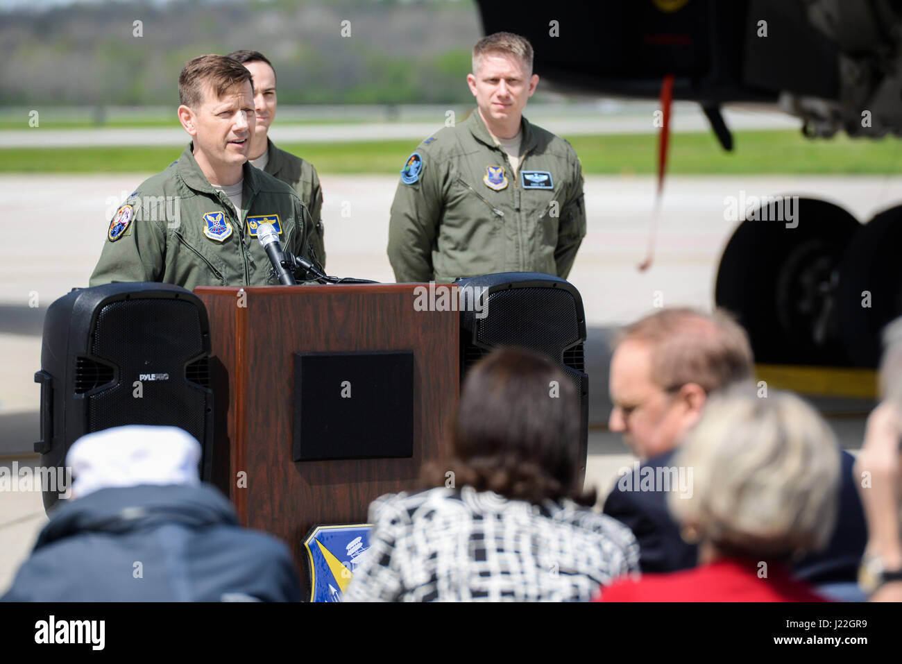 U.S. Air Force Col. John Martin, 28th Operations Group commander from ...