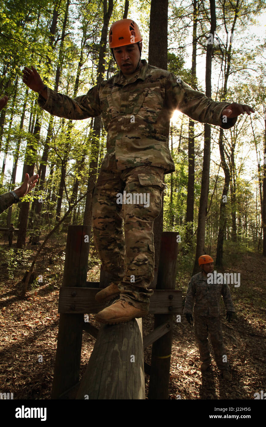 Soldier walks log on hi-res stock photography and images - Alamy