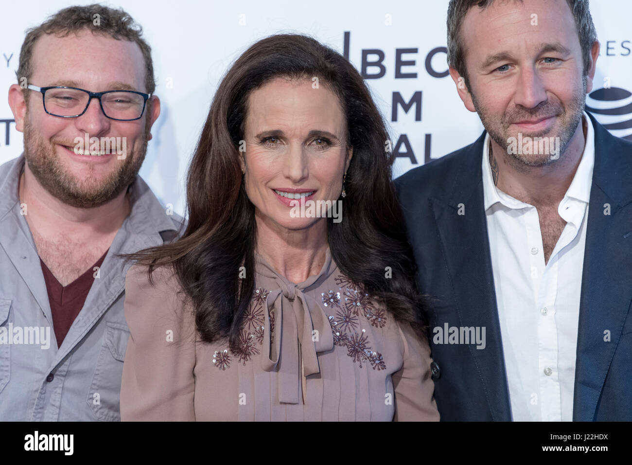 New York, Ny, Usa. 22nd Apr, 2017. (L-R) Actors James Adomian, Andie ...