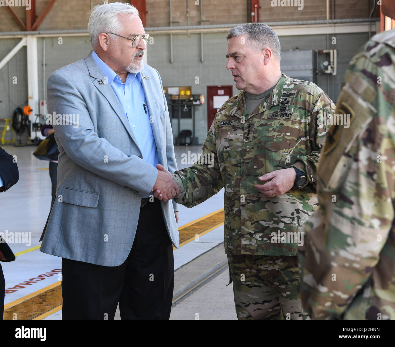 U.S. Army Chief of Staff Gen. Mark A. Milley meets with the Mayor of ...