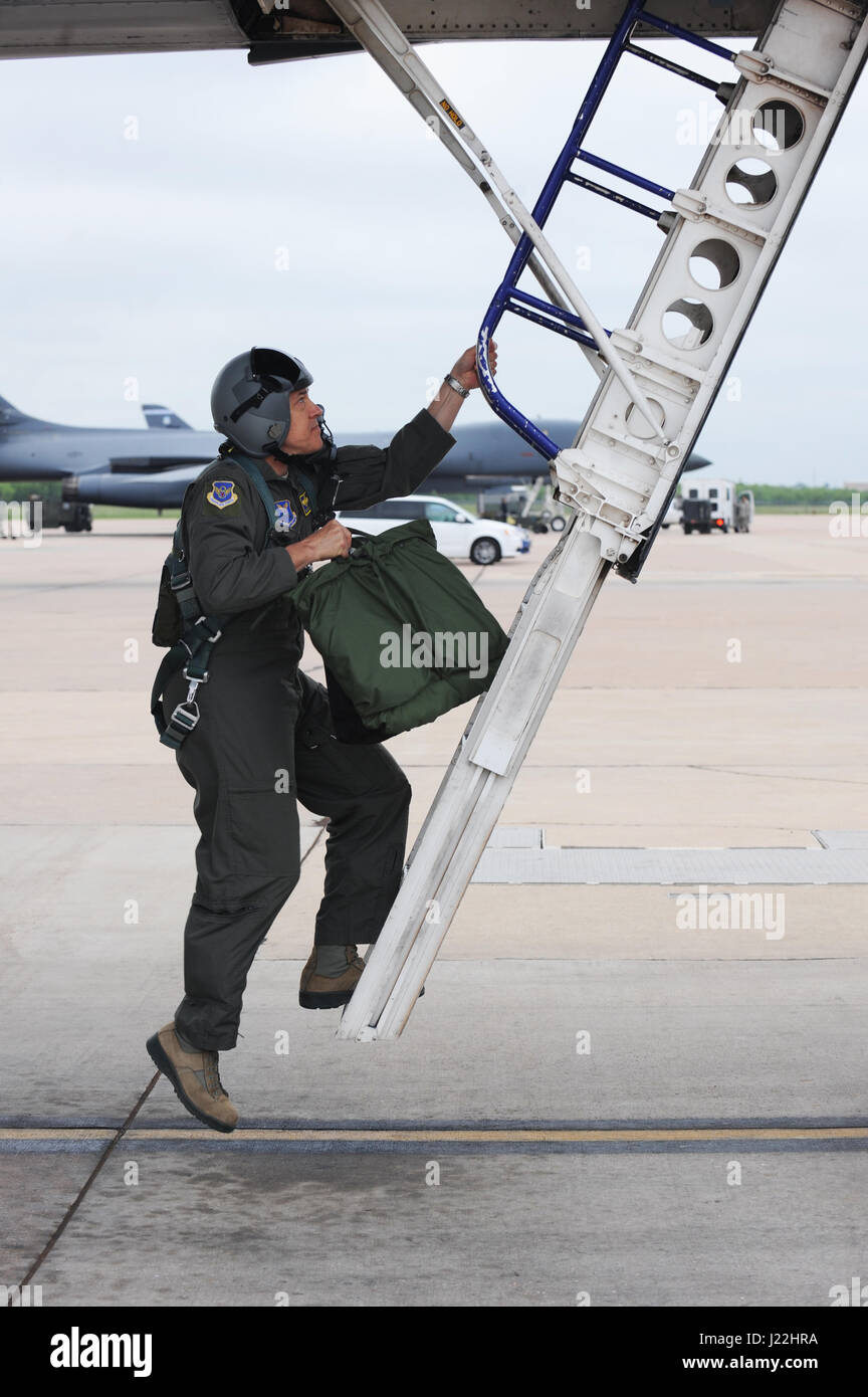 U.S. Air Force Maj. Gen. Thomas Bussiere, 8th Air Force commander ...