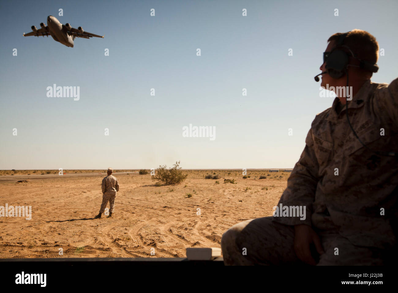 U.S. Marine Corps Sgt. Joseph W. Brehm, air traffic controller at ...