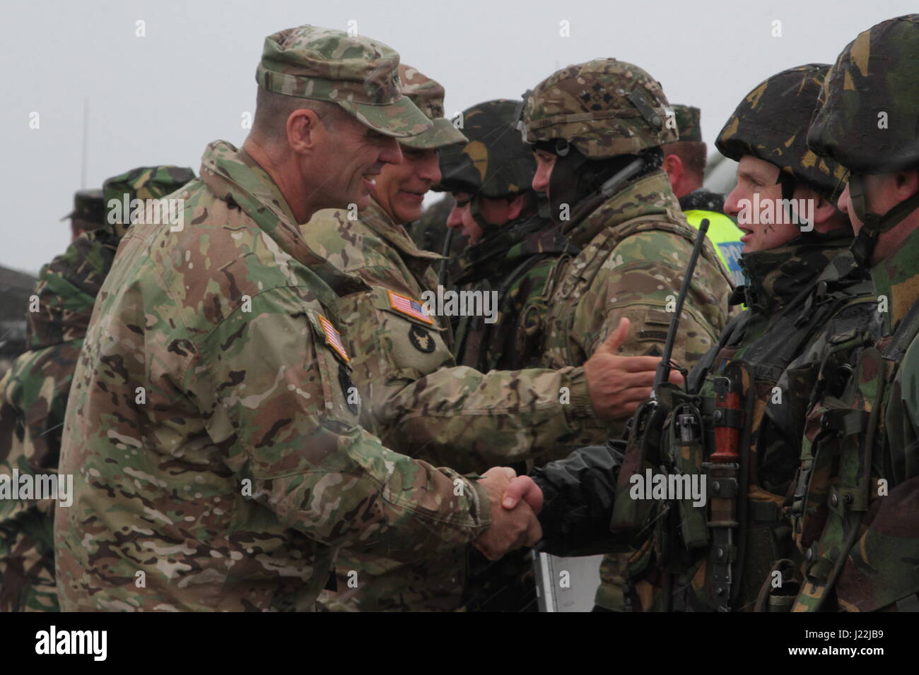 U.S. Maj. Gen. John Gronski, deputy commanding general for the Army ...