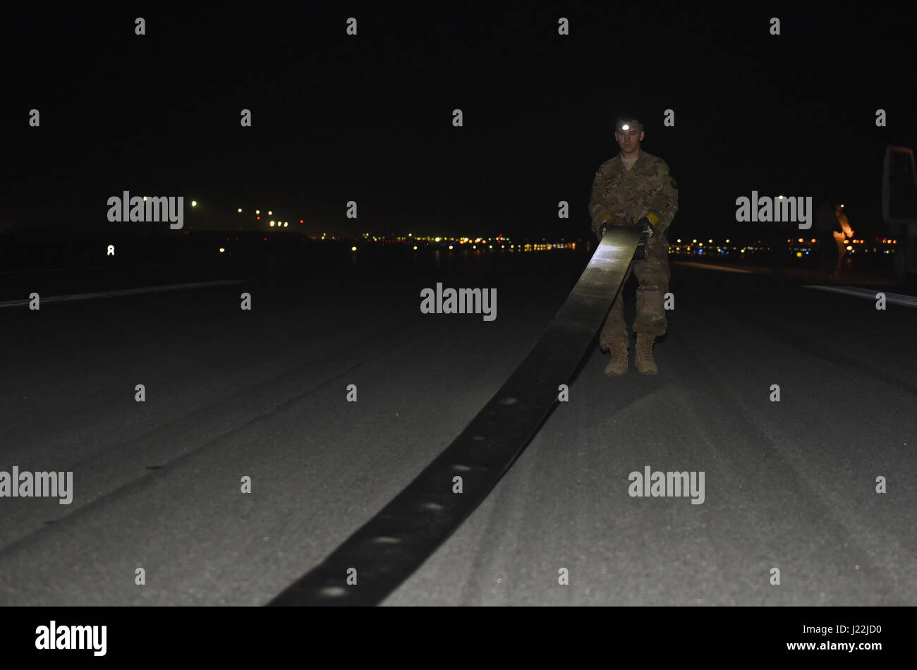 Senior Airman Kyle Mahoney, 455th Expeditionary Civil Engineer Squadron ...