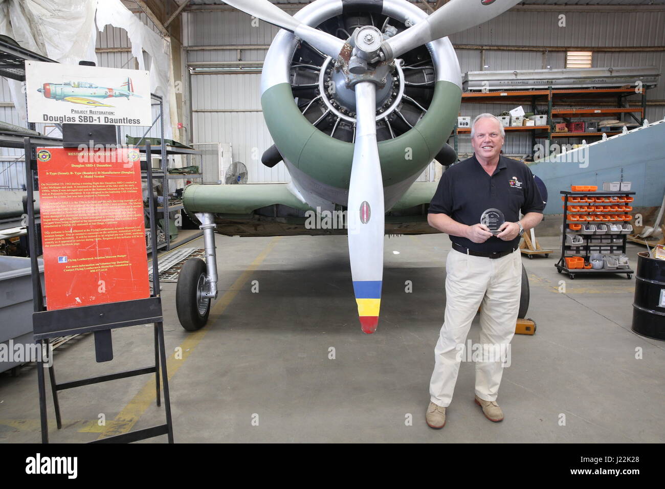 Historical aircraft restoration hi-res stock photography and images - Alamy