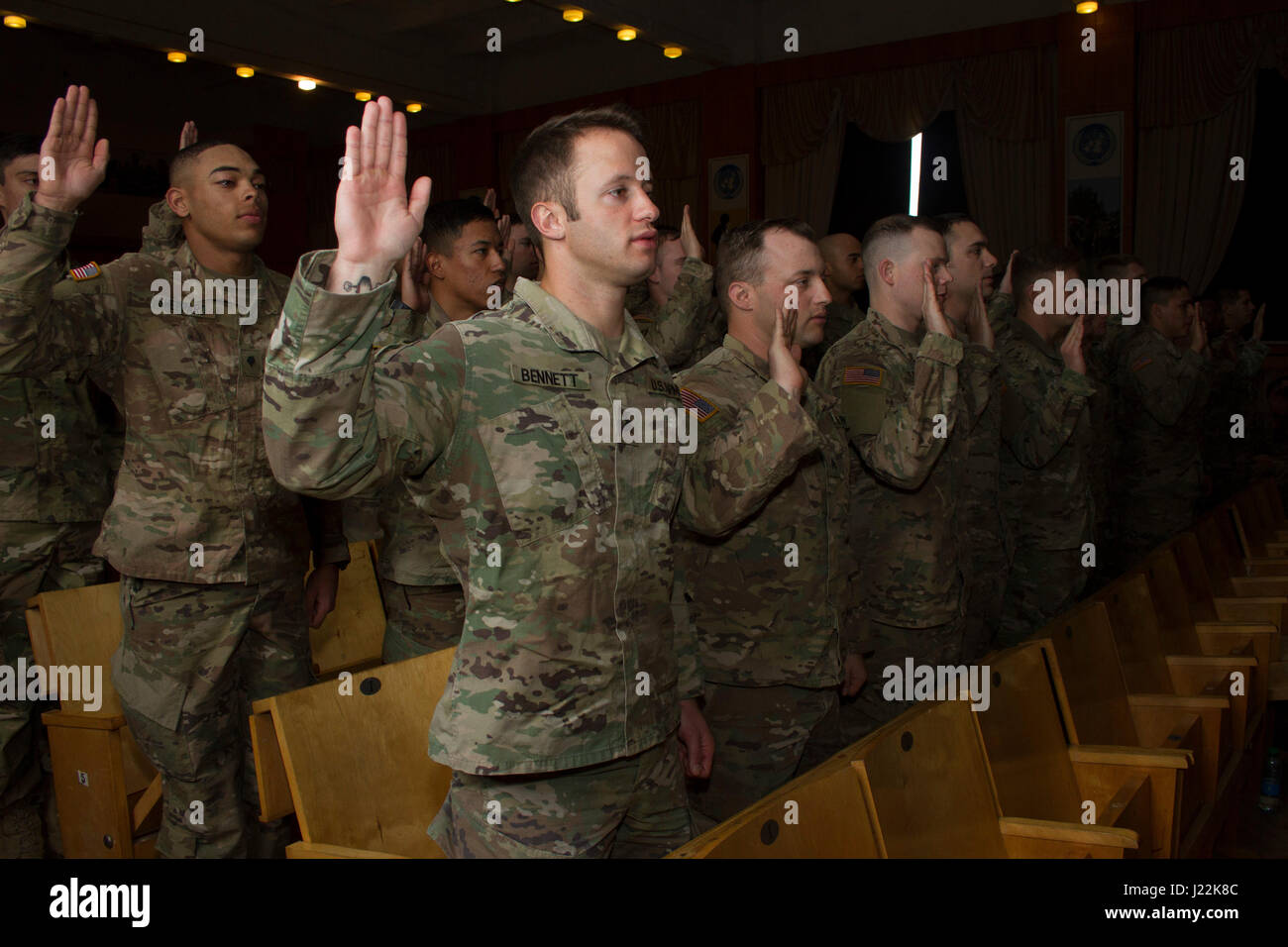 Sgt. Carey Bennett, a Soldier with the 45th Infantry Brigade Combat ...