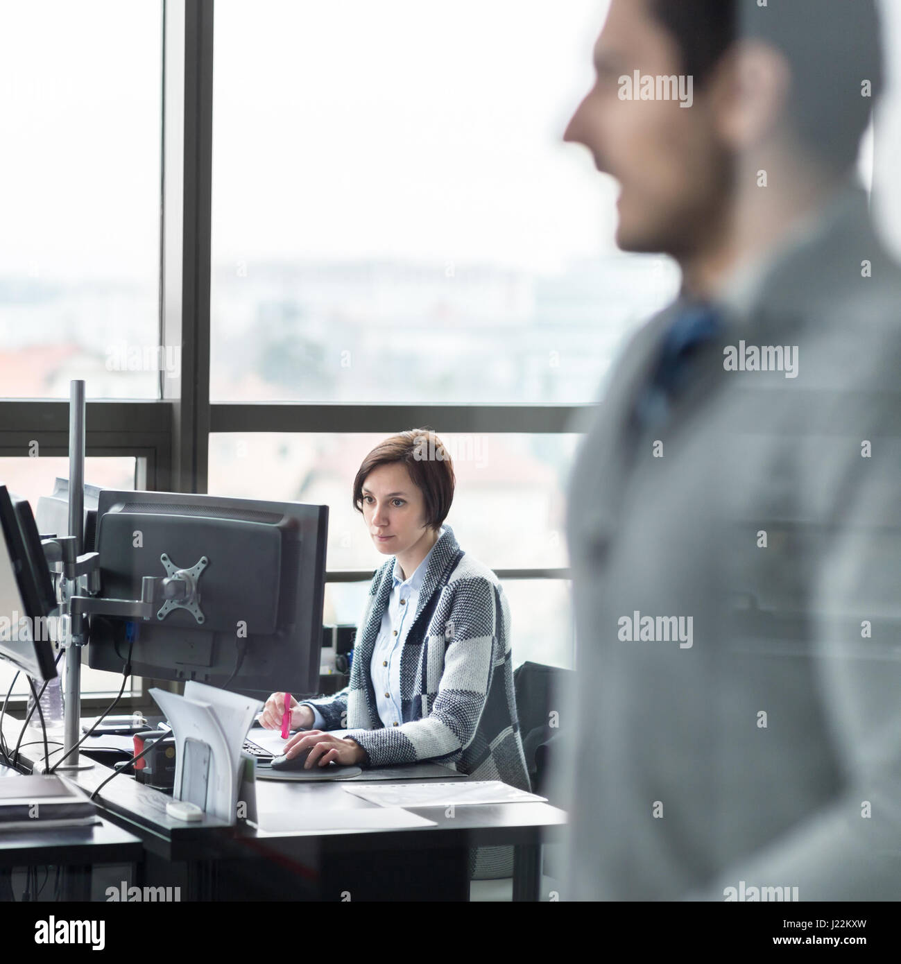 Busy personal assistant hi-res stock photography and images - Alamy