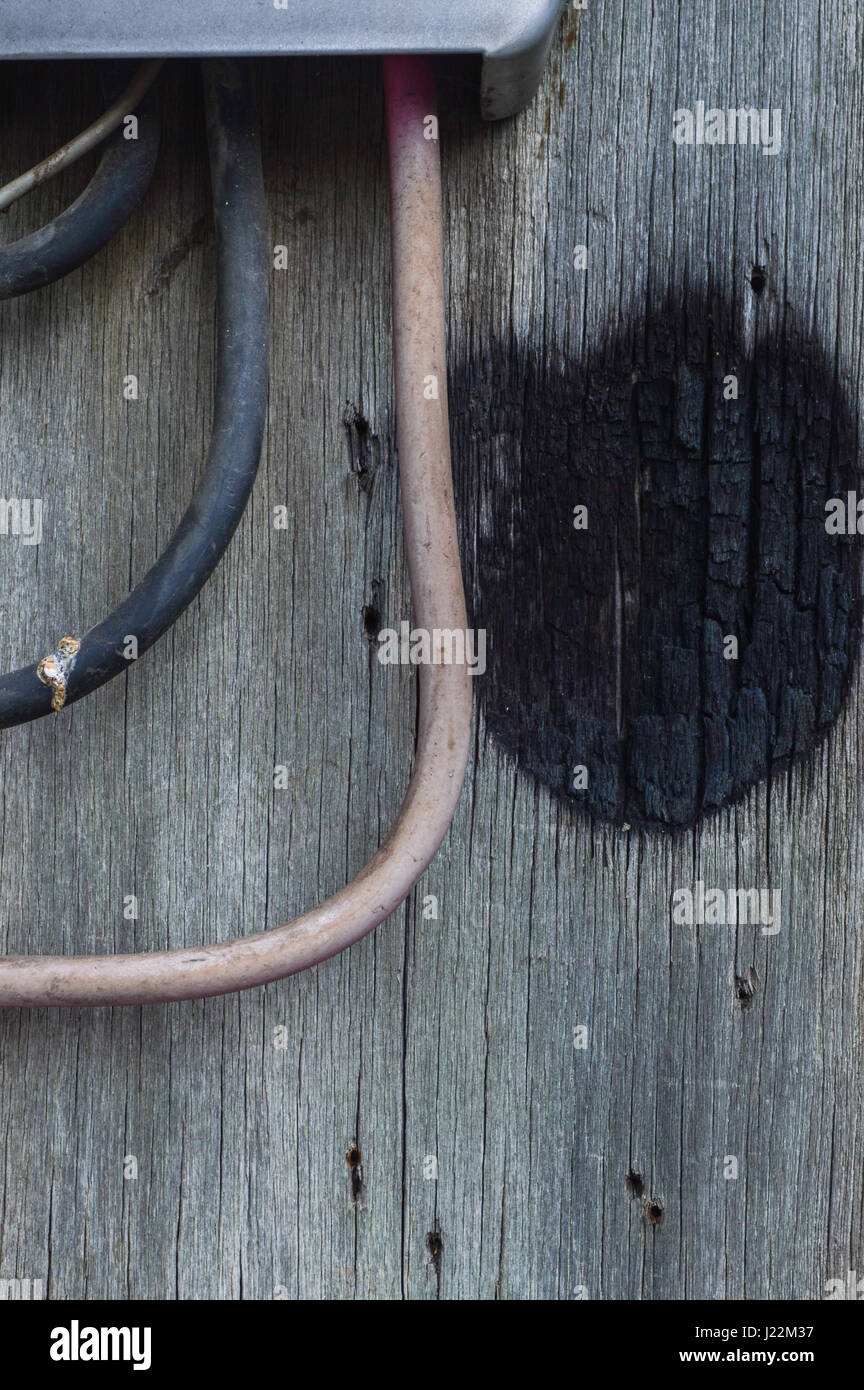 Electric wire and electric equipment, Texture and background Stock ...