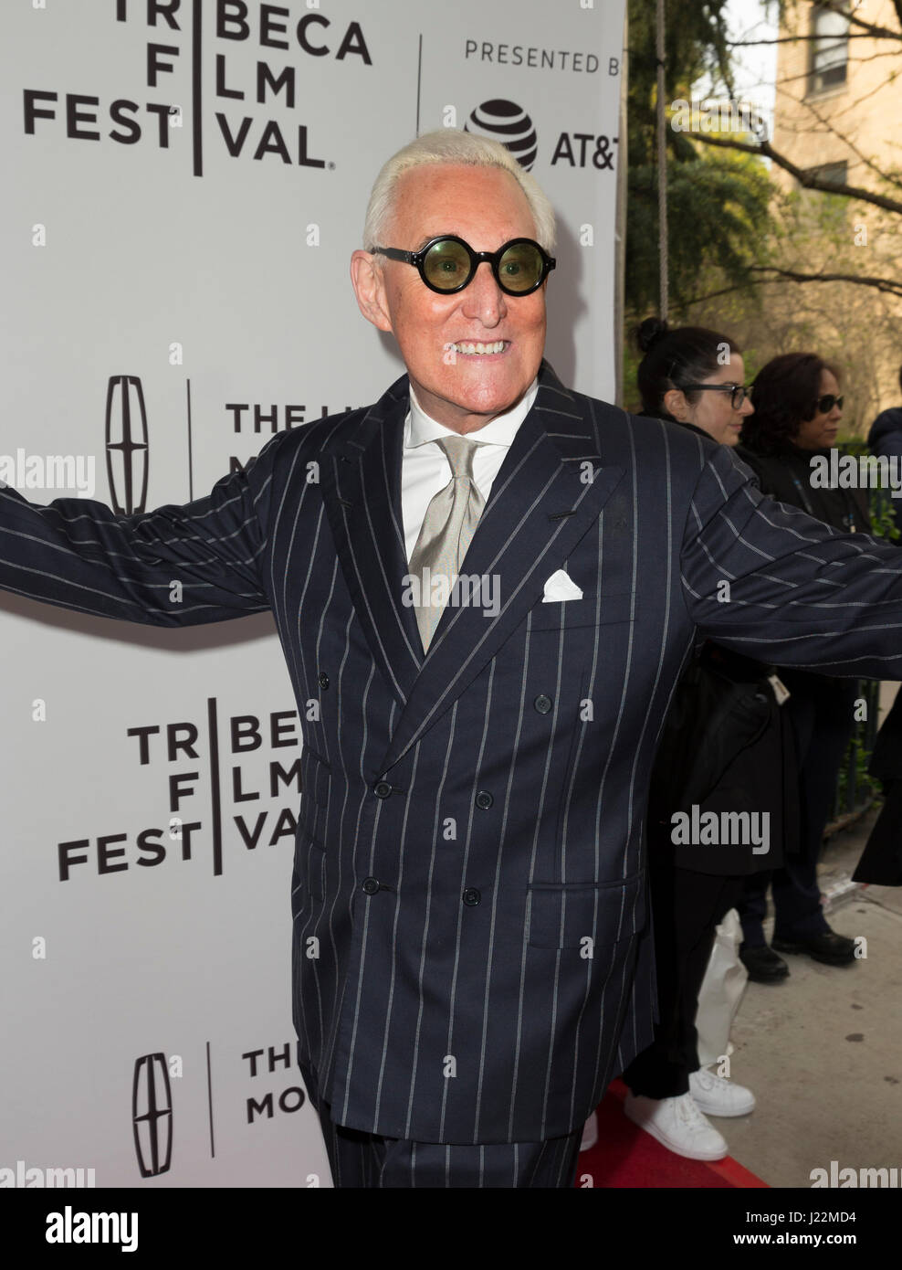 New York, United States. 23rd Apr, 2017. Roger Stone attends premiere ...