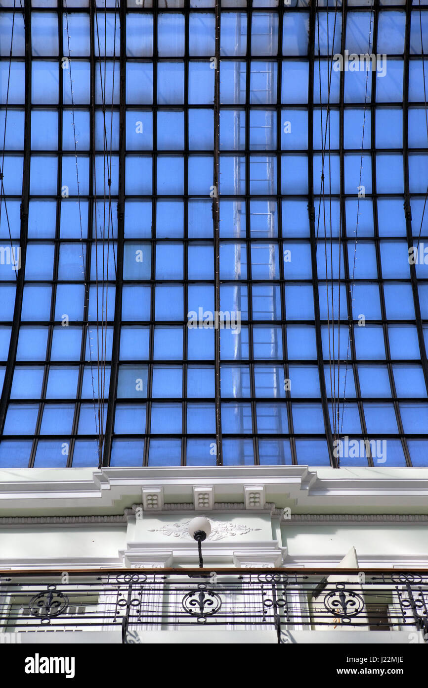 glass ceiling of the building Stock Photo - Alamy