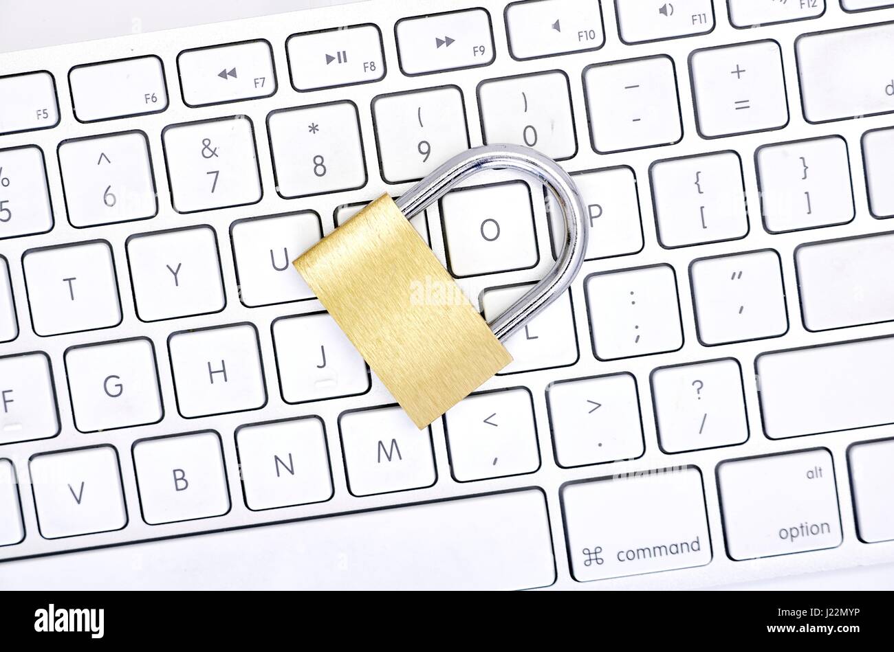 A studio photo of a security padlock Stock Photo - Alamy