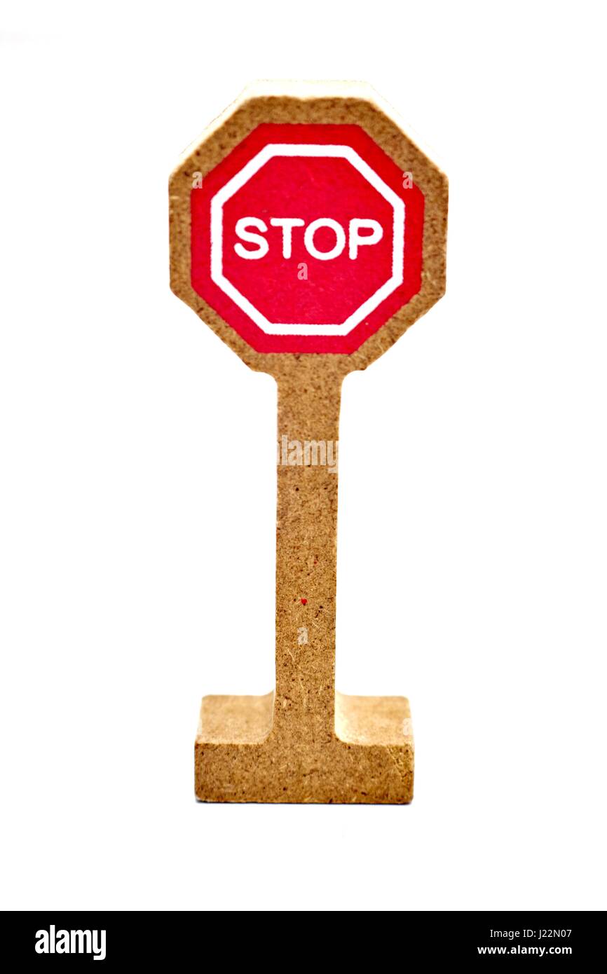 A studio photo of toy road signs Stock Photo - Alamy