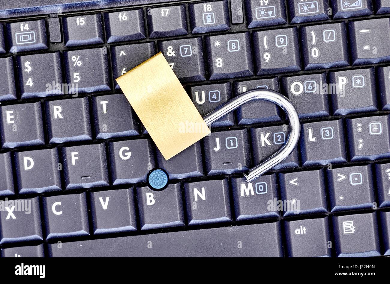 A studio photo of a security padlock Stock Photo - Alamy