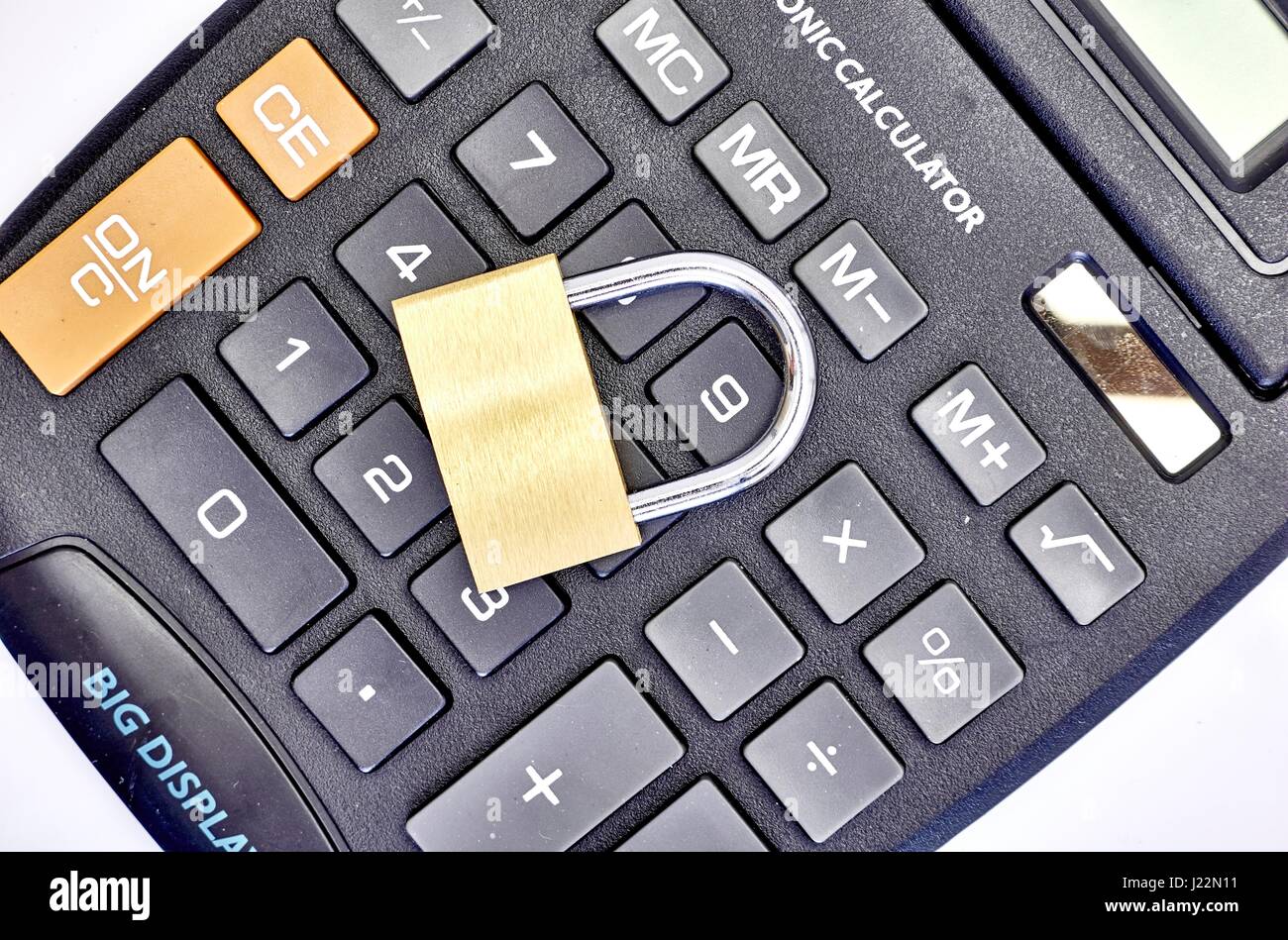 A studio photo of a security padlock Stock Photo - Alamy