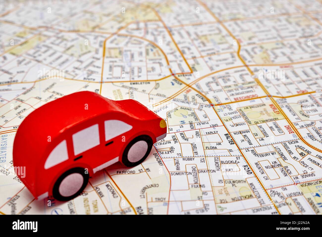 A studio photo of an urban street directory Stock Photo - Alamy