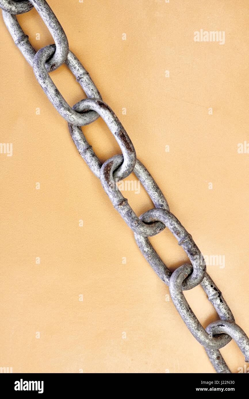 A studio photo of a metal chain Stock Photo - Alamy