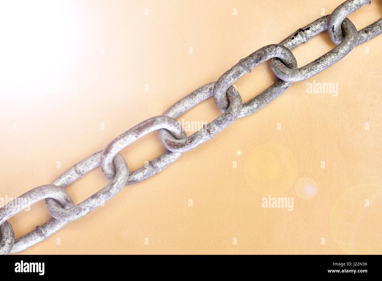 A studio photo of a metal chain Stock Photo - Alamy