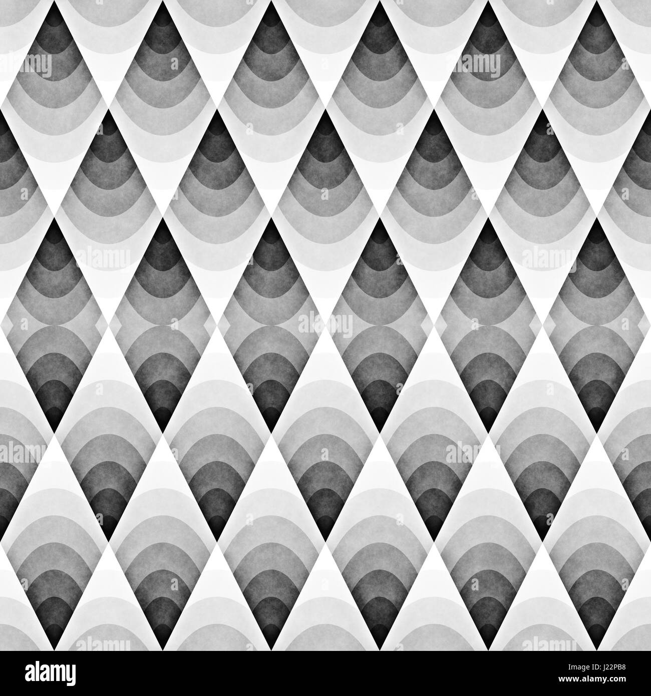 Seamles Gradient Rhombus Grid Pattern. Retro Monochrome Texture ...