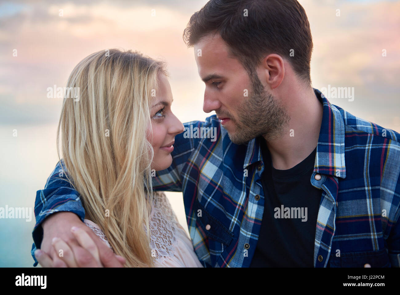The joy of being in love Stock Photo - Alamy