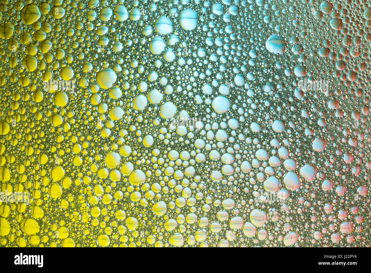 Foam texture close-up yellow color, like an art background Stock Photo ...