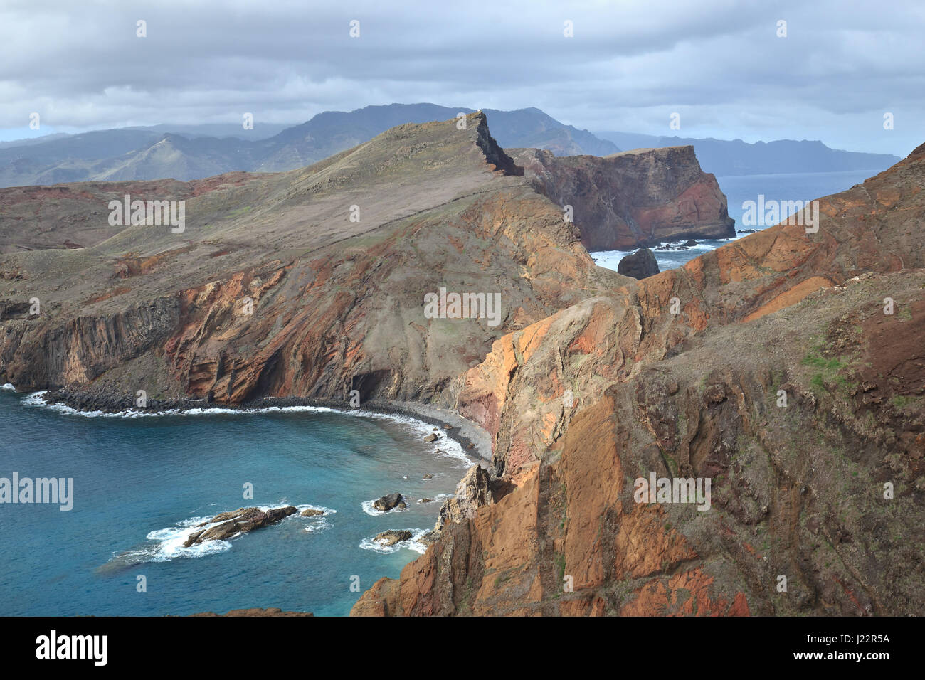 Rocks in Madeira, Portugal Stock Photo - Alamy