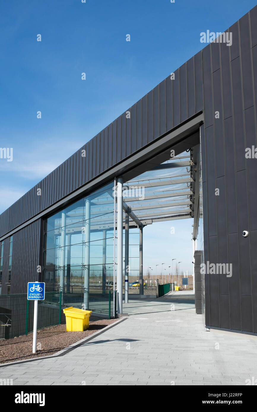 The Entrance to Edinburgh Gateway station, Edinburgh Stock Photo - Alamy