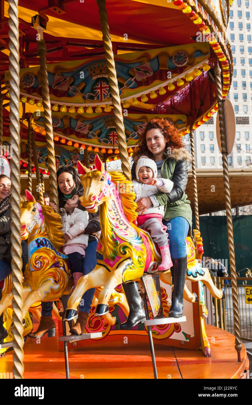 England, London, Southwark, Bankside, Carousel Stock Photo - Alamy