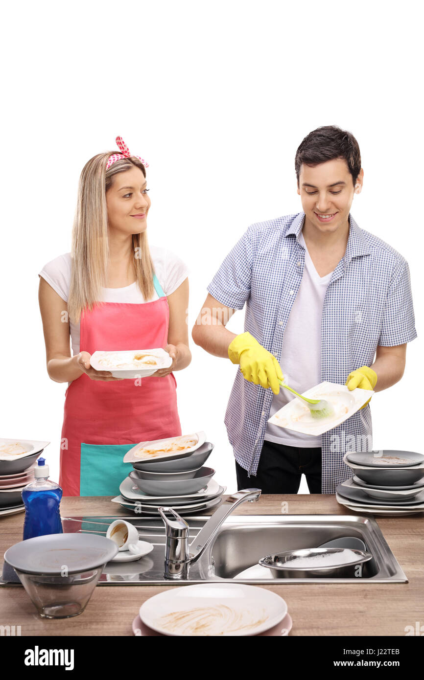 Husband doing housework hi-res stock photography and images - Alamy