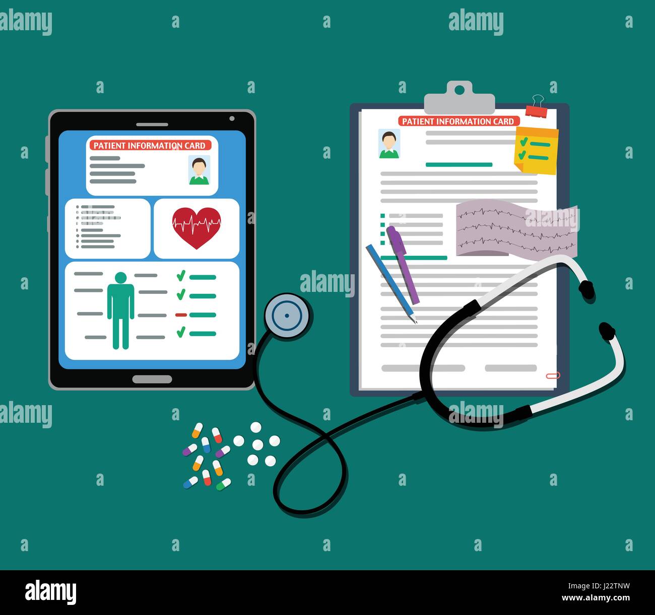 Prescription pills paper Stock Vector Images - Alamy