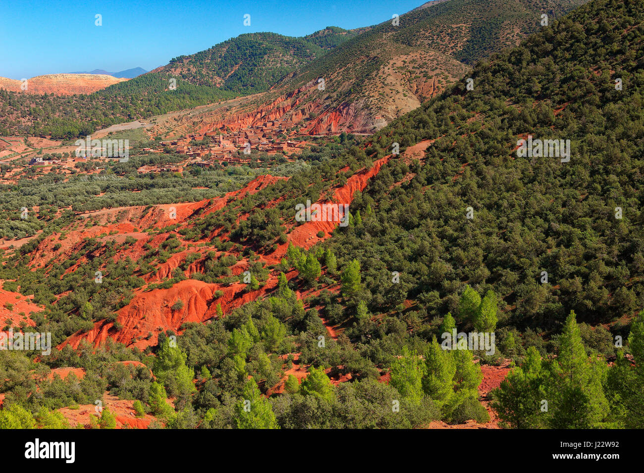 Village in the High Atlas, also called the Grand Atlas Mountains is a ...