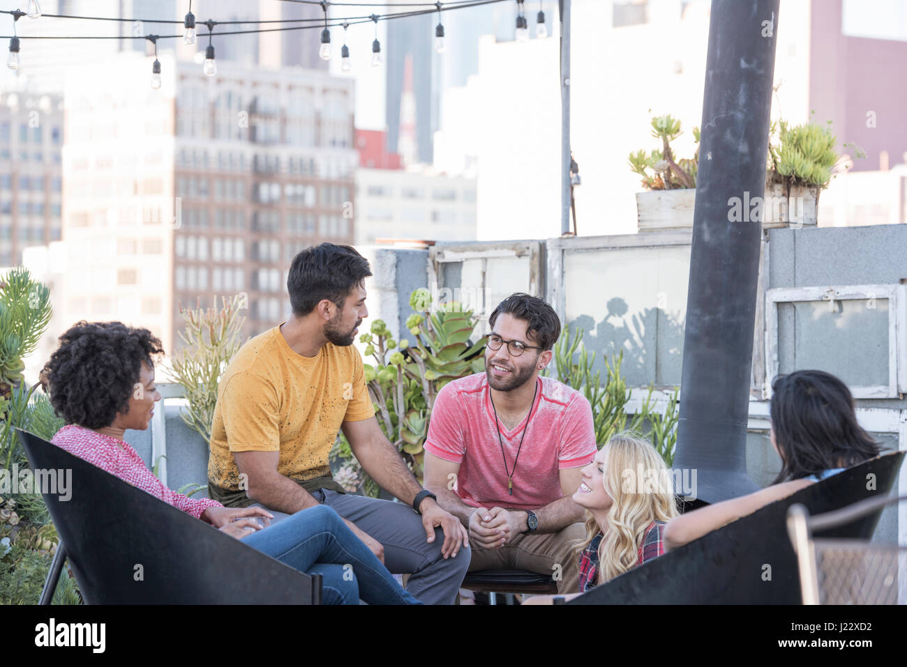 Rooftop party los hi-res stock photography and images - Alamy