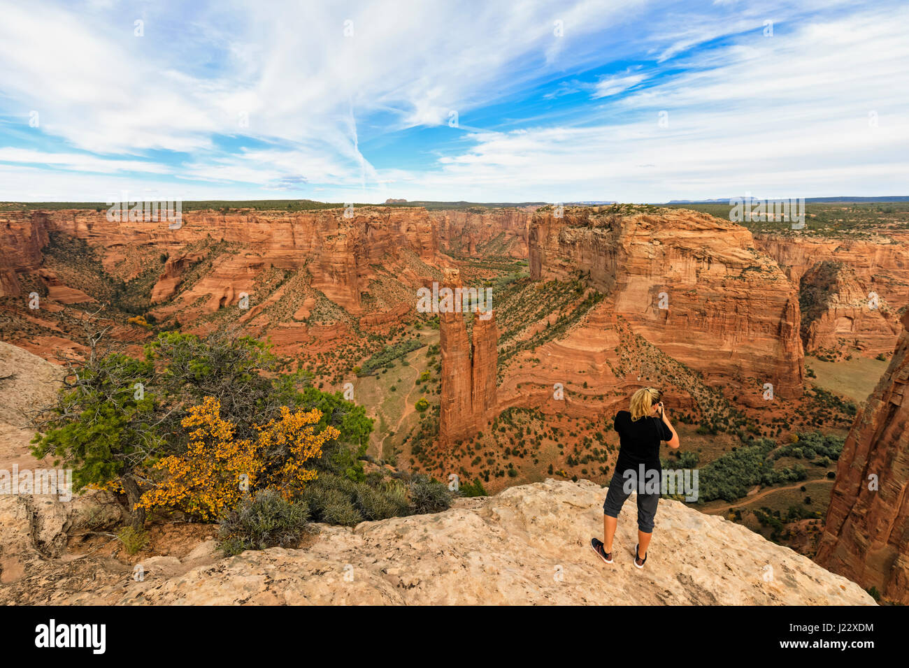 USA, Arizona, Navajo Nation, Chinle, Canyon de Chelly National Monument ...