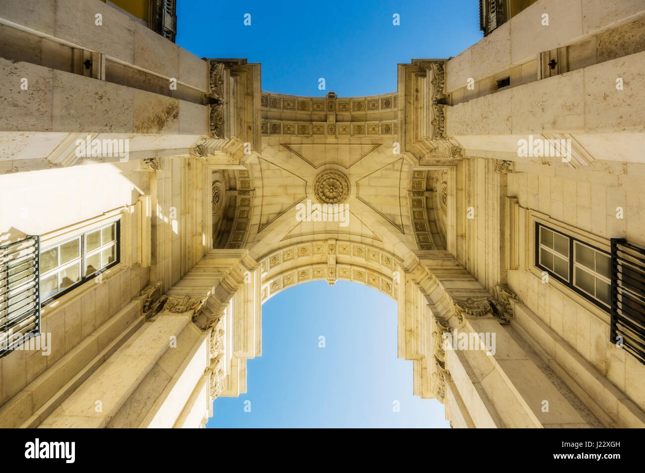 Portugal, Lisbon, Arco da Rua Augusta Stock Photo - Alamy
