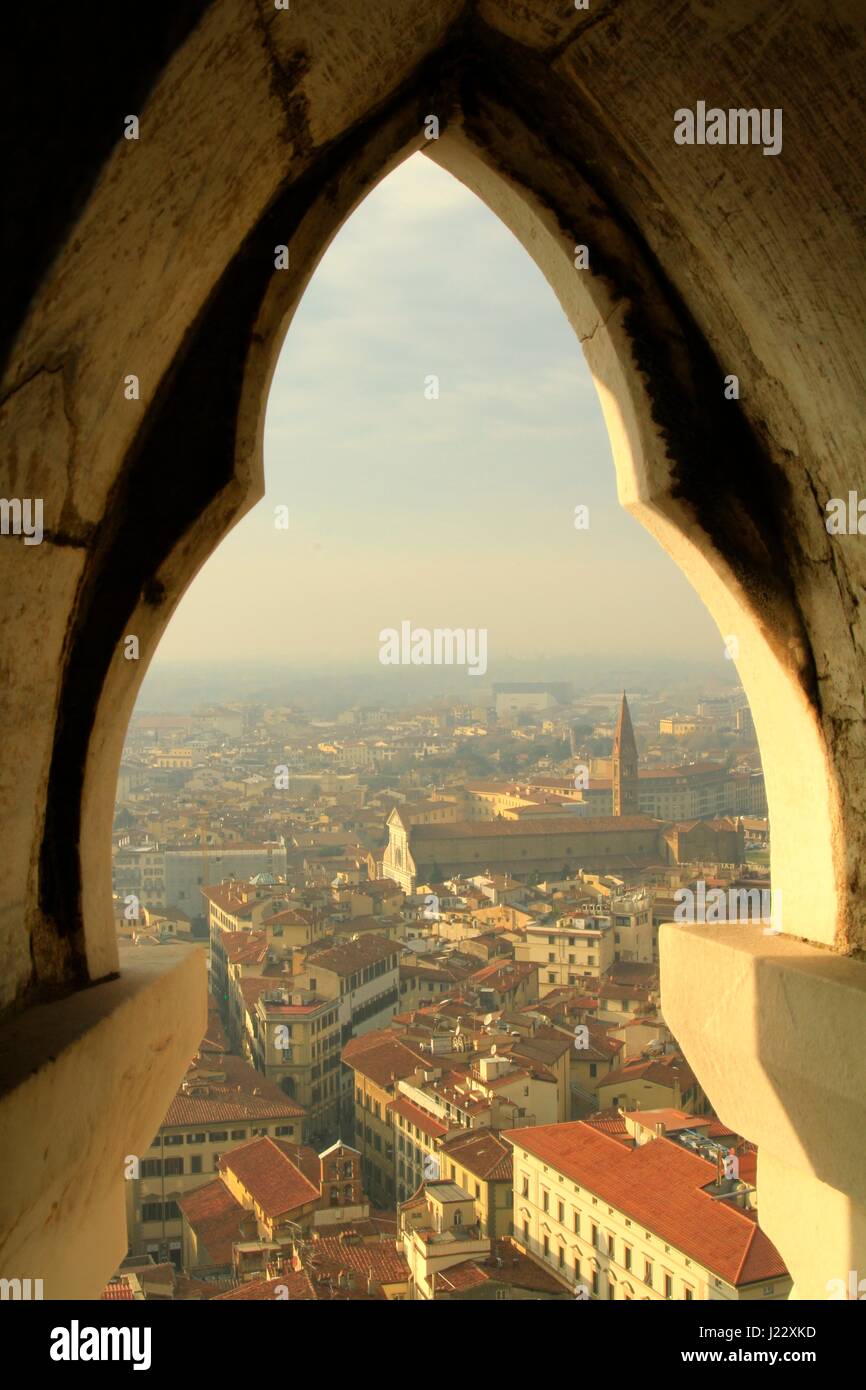 Keyhole view of Florence, Italy Stock Photo - Alamy