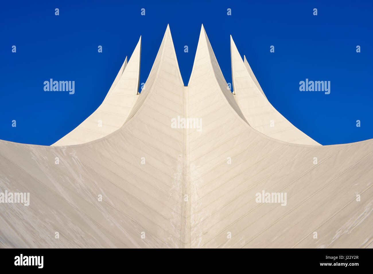 Tempodrom (event hall), tent like structure of the roof. Kreuzberg ...