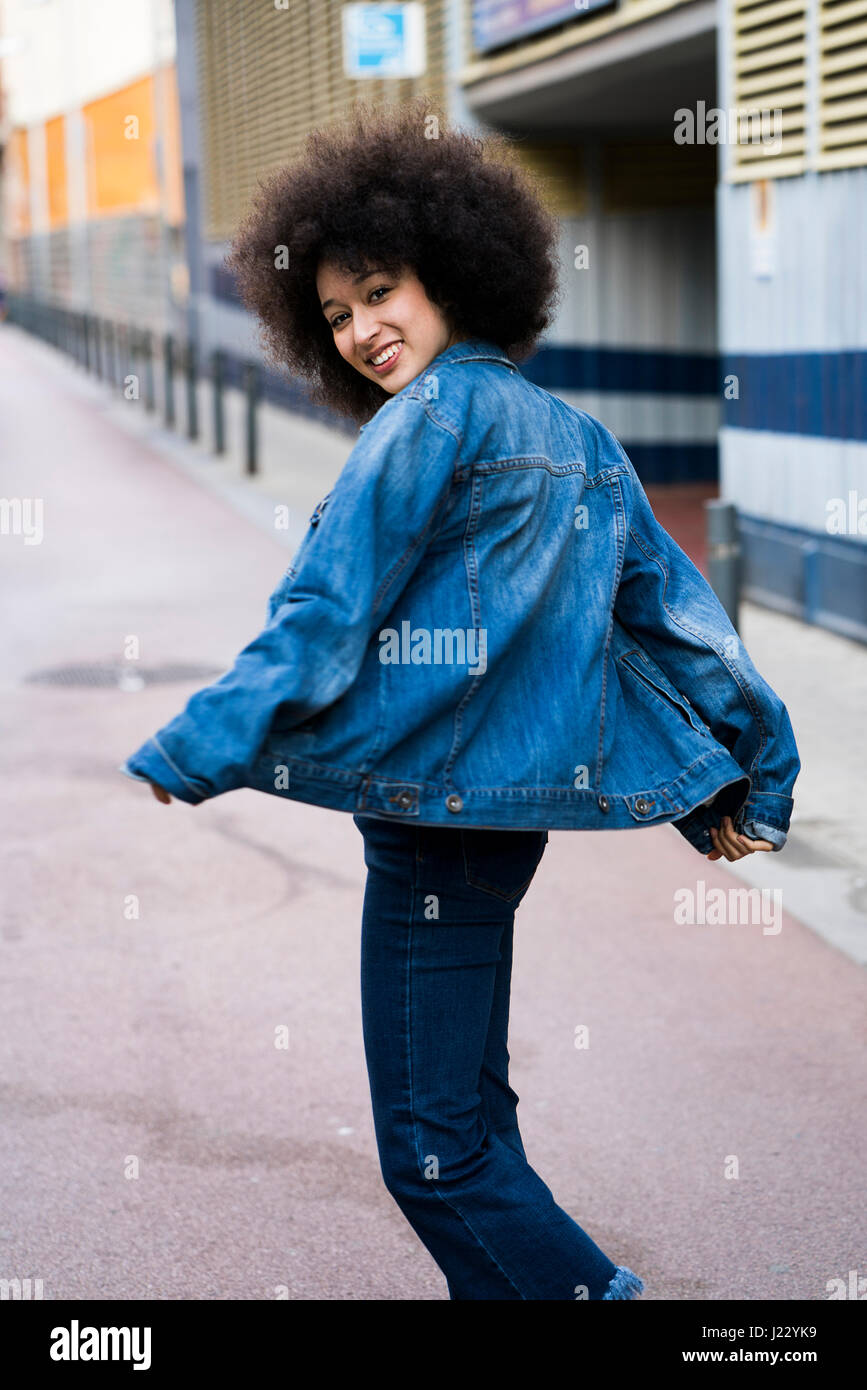Portrait of a woman dancing hi-res stock photography and images - Alamy