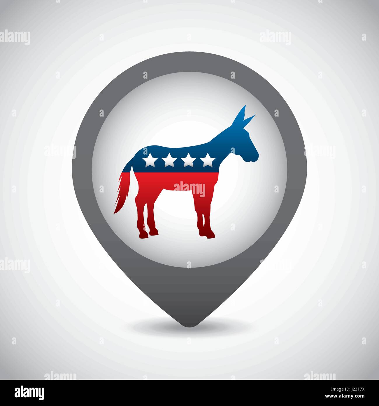 Democrat donkey symbol Stock Vector Images - Alamy