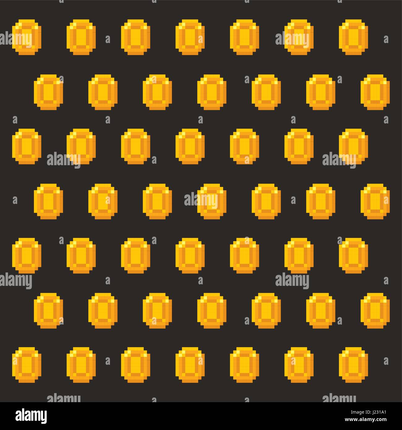 pixelated video game icons Stock Vector Image & Art - Alamy